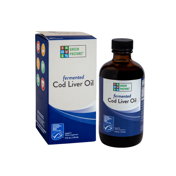 Green Pasture Fermented Cod Liver Oil Liquid, Unflavored - Walmart.com