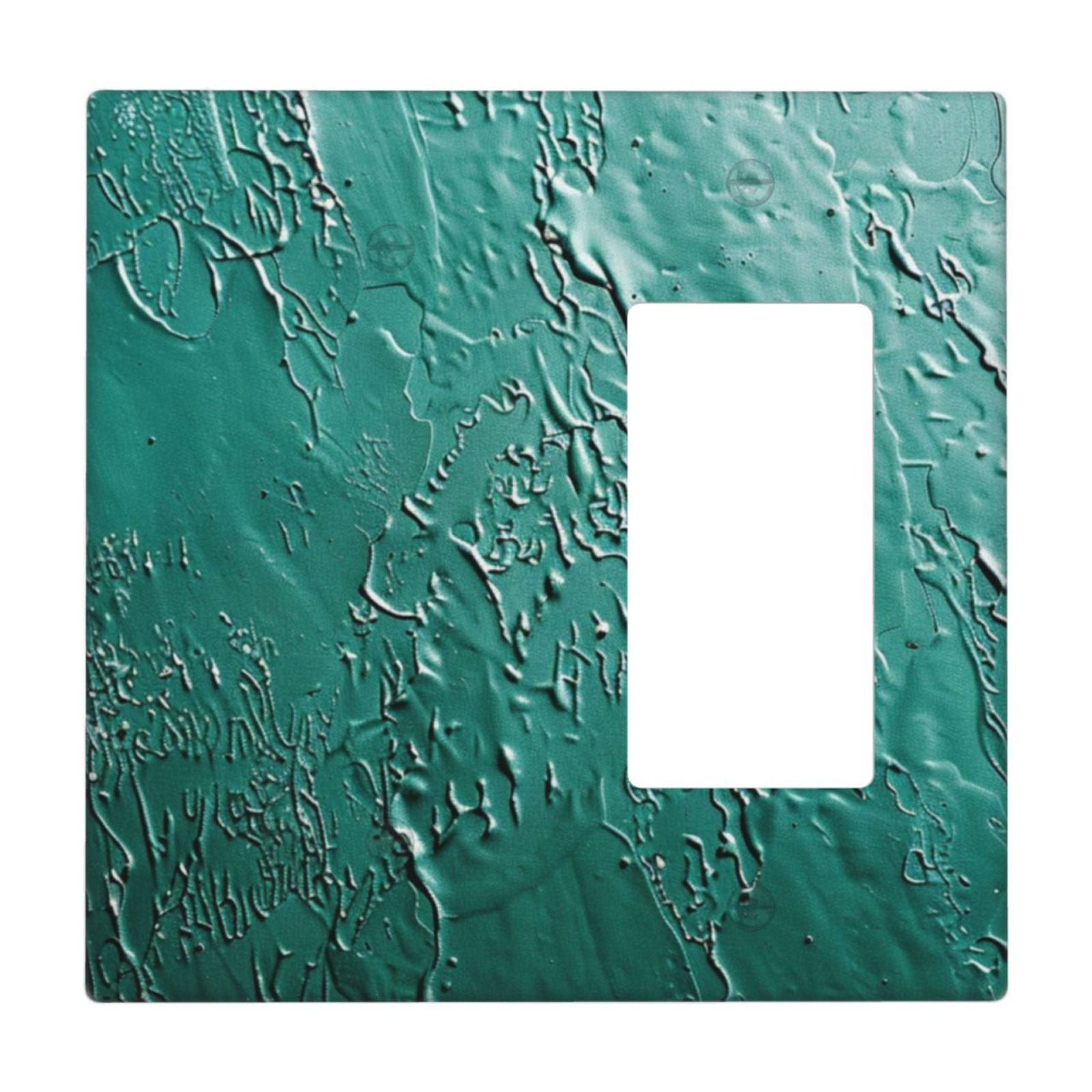 Green Pattern Light Switch Cover Decorative Switch Plates and Outlet ...