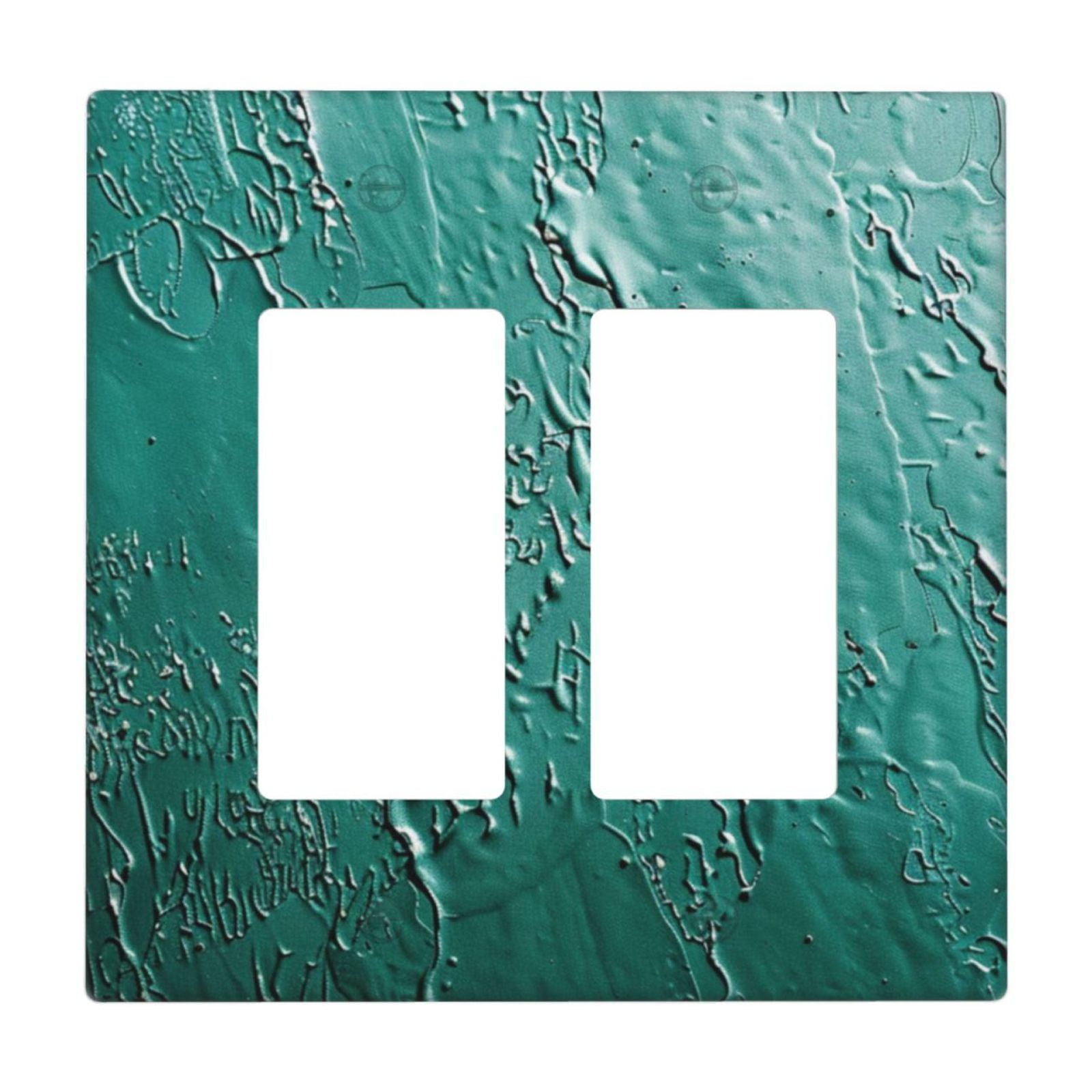 Green Pattern Light Switch Cover Decorative Switch Plates and Outlet ...