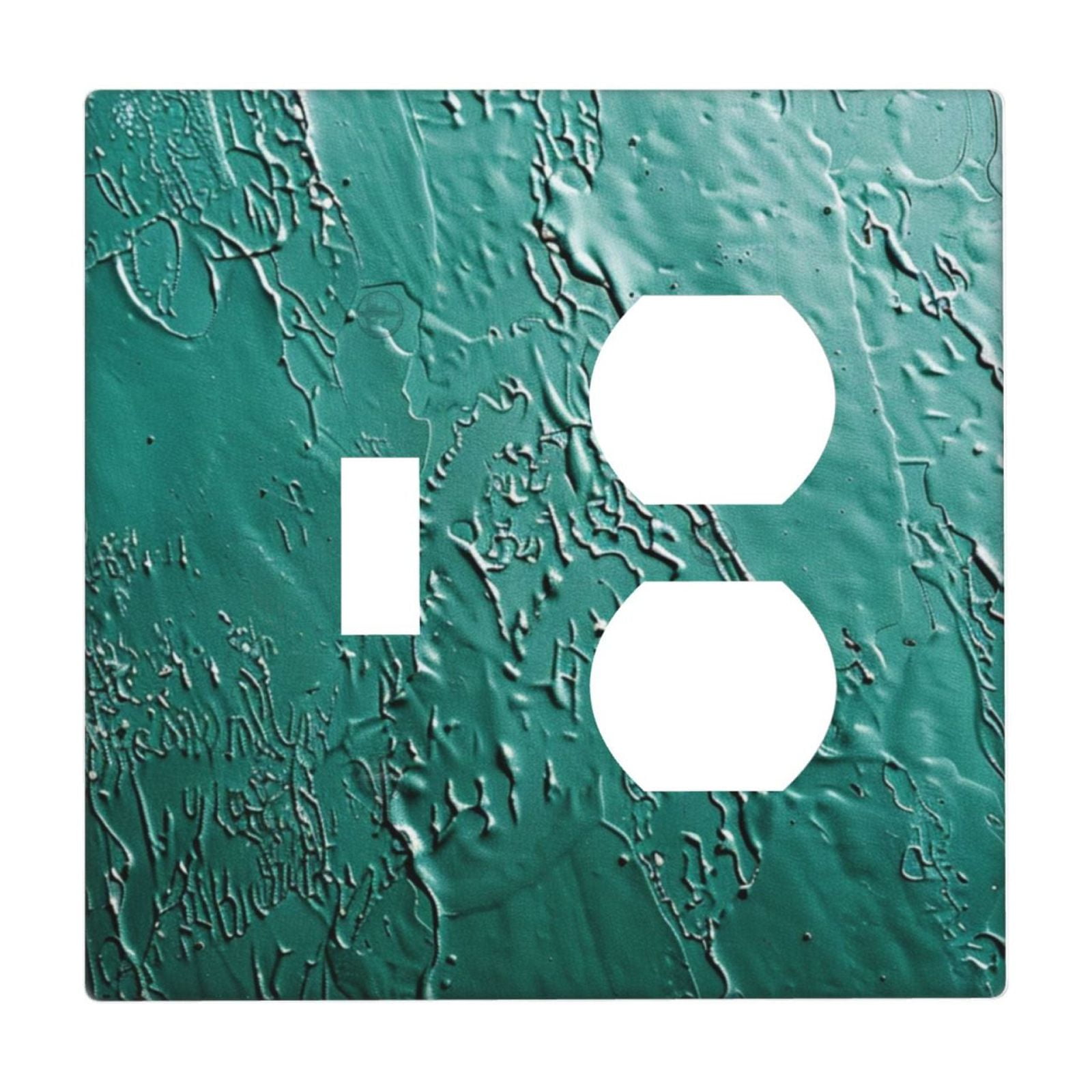 Green Pattern Light Switch Cover Decorative Switch Plates and Outlet ...