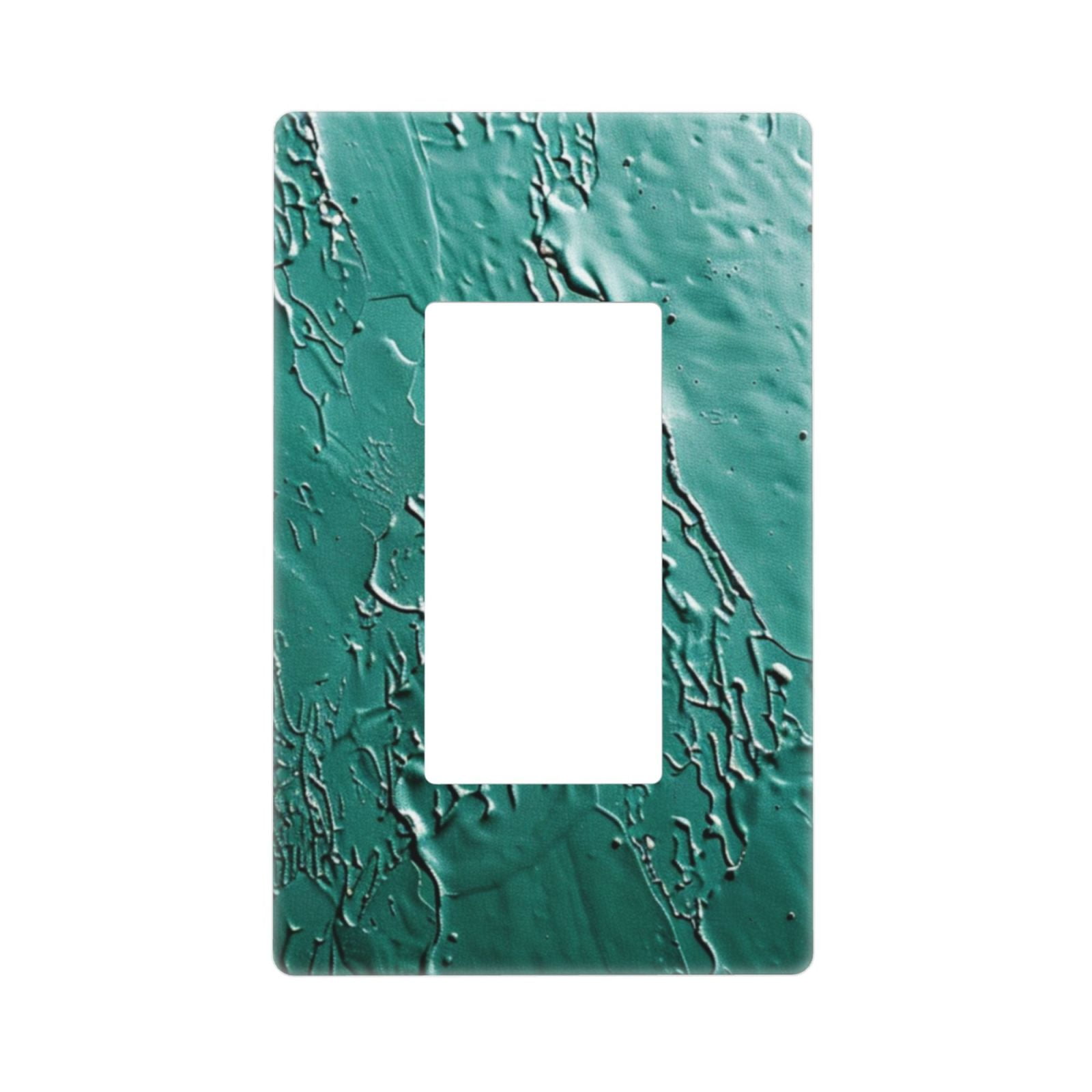 Green Pattern Light Switch Cover Decorative Switch Plates and Outlet ...