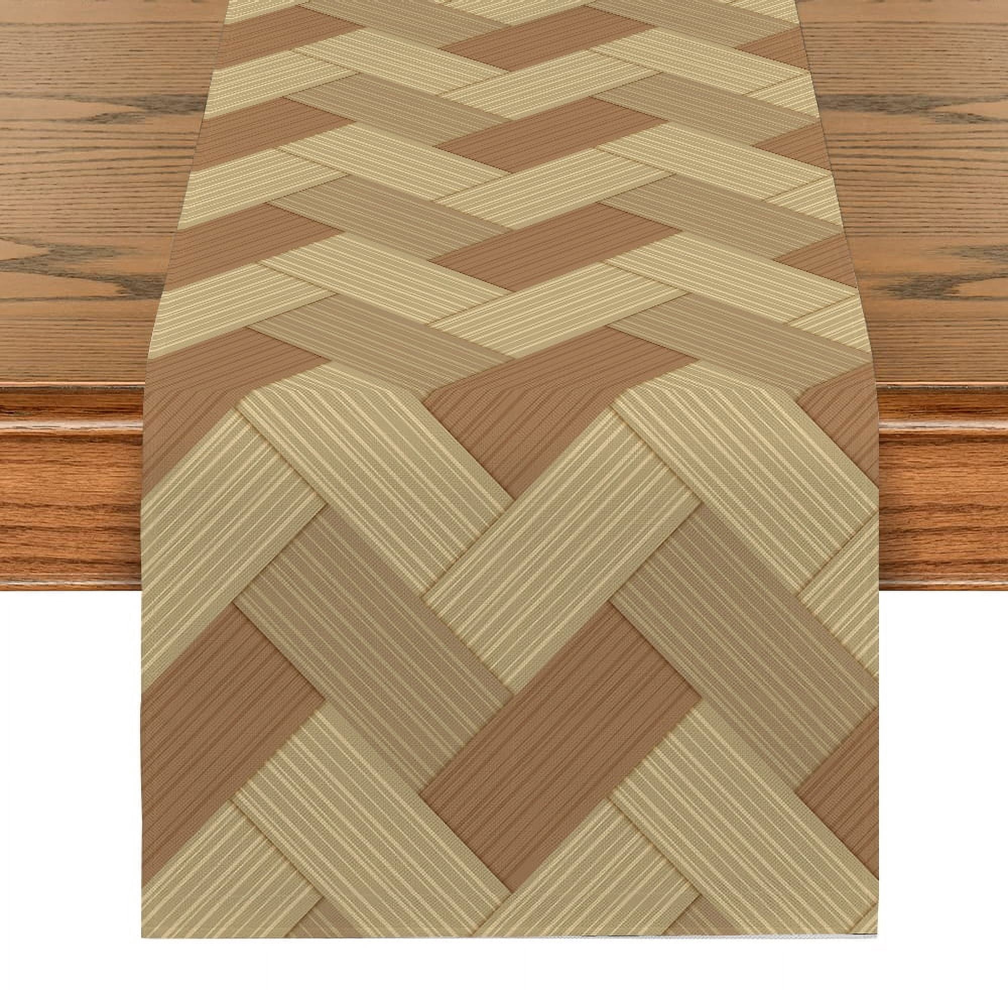 Green Pattern Table Runner Home Wedding Table Flag Mat Table ...