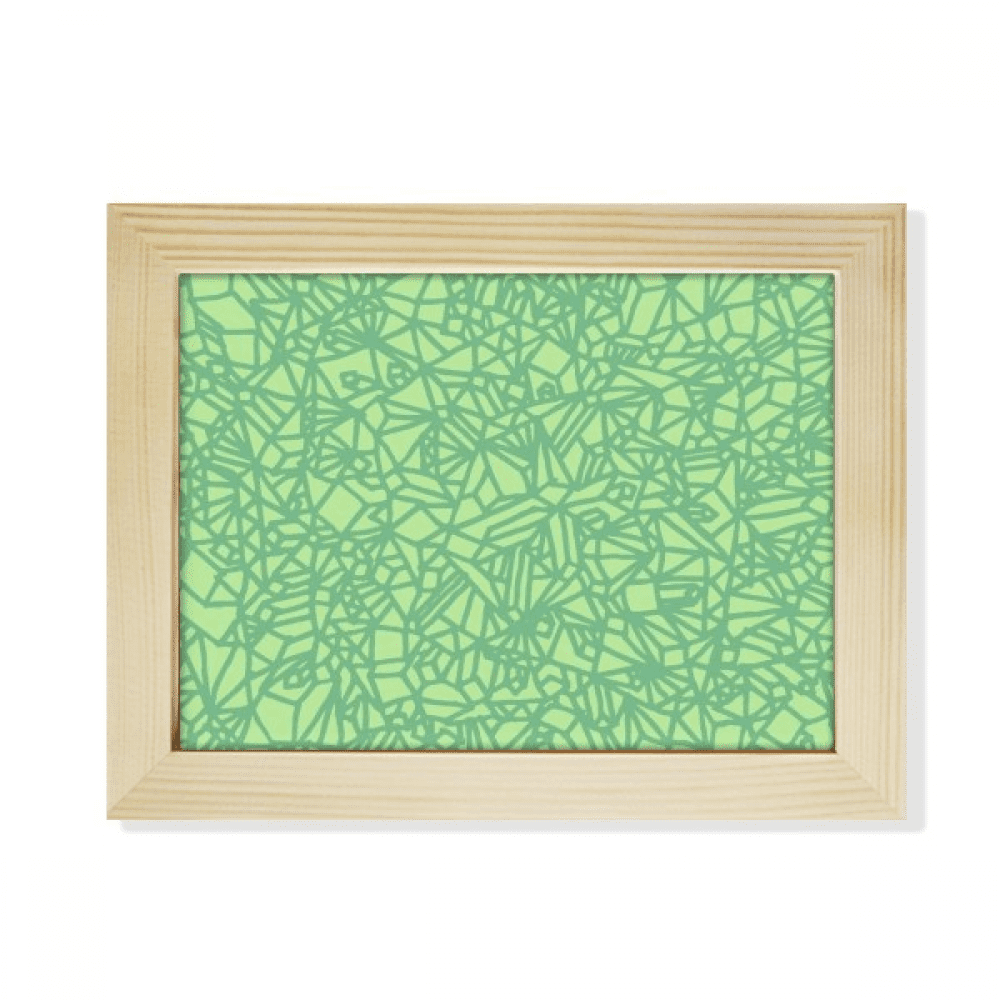 Green Patterns Interlaced Lines Desktop Photo Frame Picture Art ...