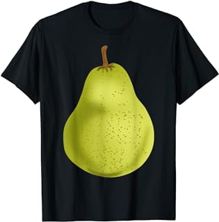 Green Pear Funny Fruit Costume T-Shirt - Walmart.com