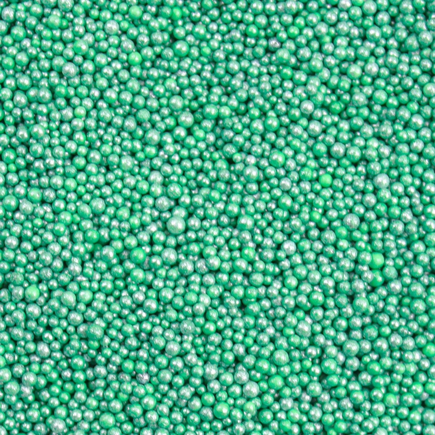 Krazy Sprinkles - Edible Green Pearl Mini Beads - Vibrant Cookie ...