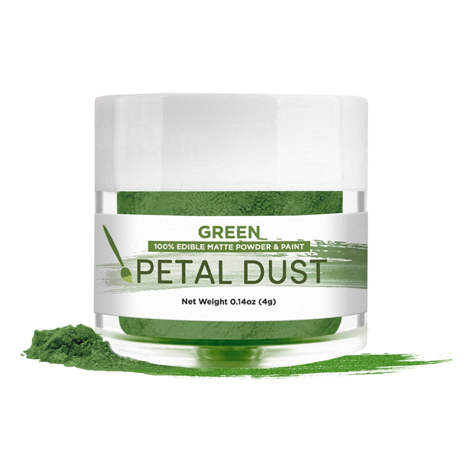 Green Petal Dust (5g, 1x Jar) For Cake Decorating, Cupcakes and Cookies ...