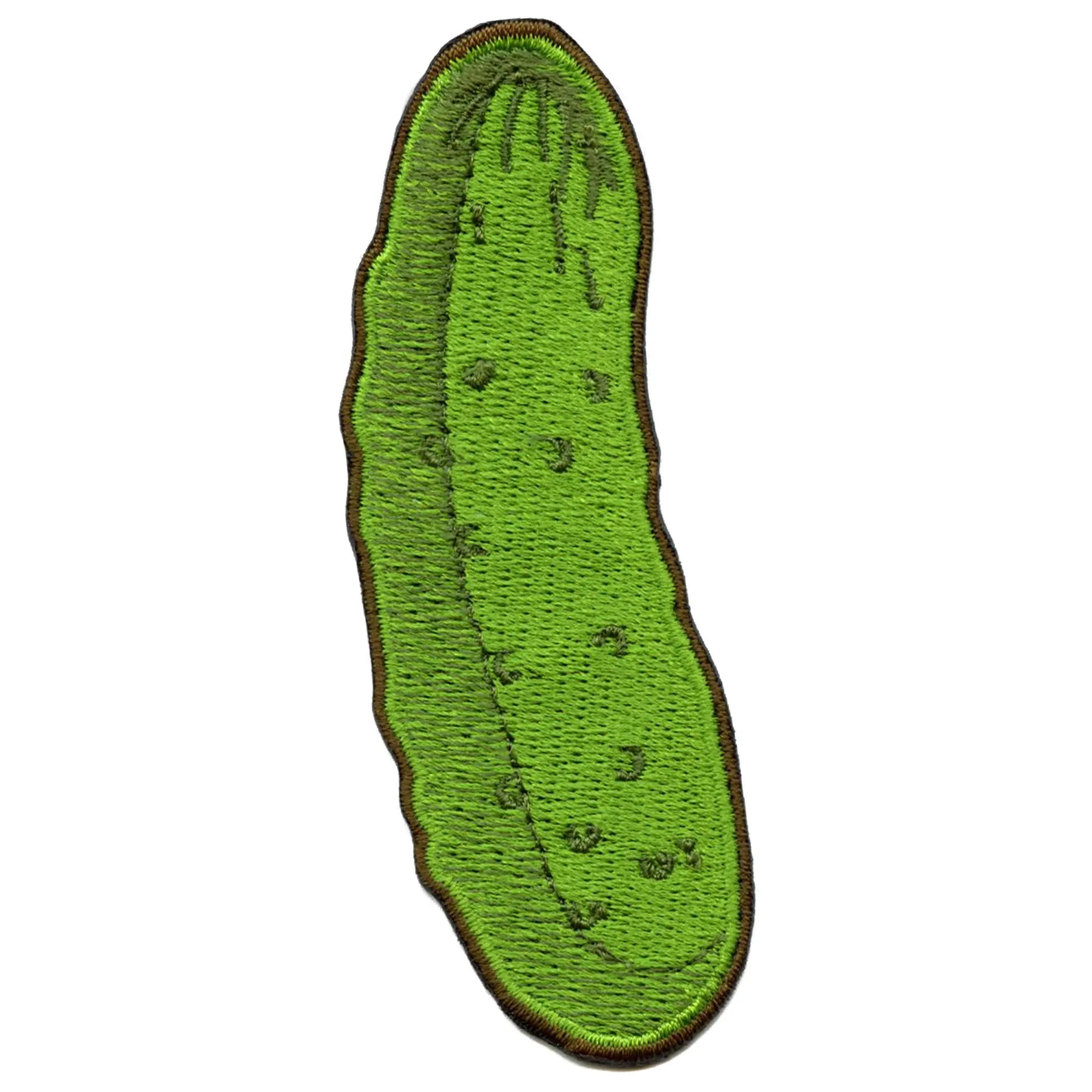Green Pickle Food Patch Sour Salty Chamoy Embroidered Iron On - Walmart.com