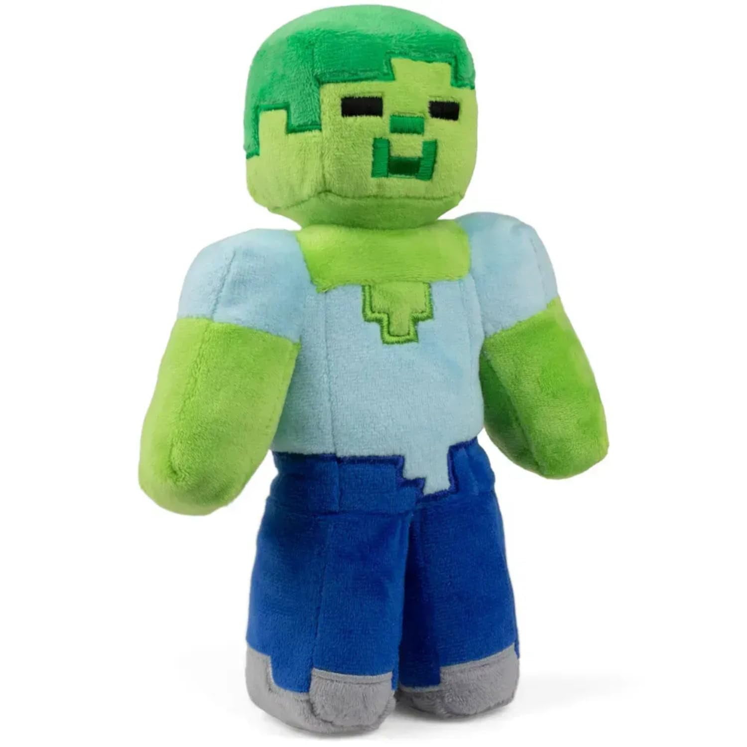 Green Pixel Undead Zombie Inspired Plush Toy Decoration Soft Stuffed ...