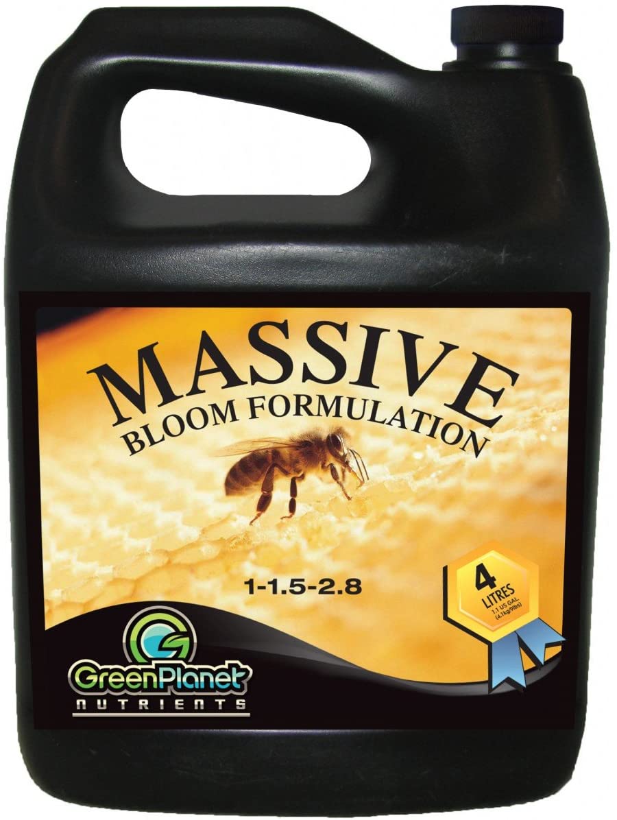 Green Planet Massive Bloom Formulation, Liquid Flower Solution, 1 Litre ...