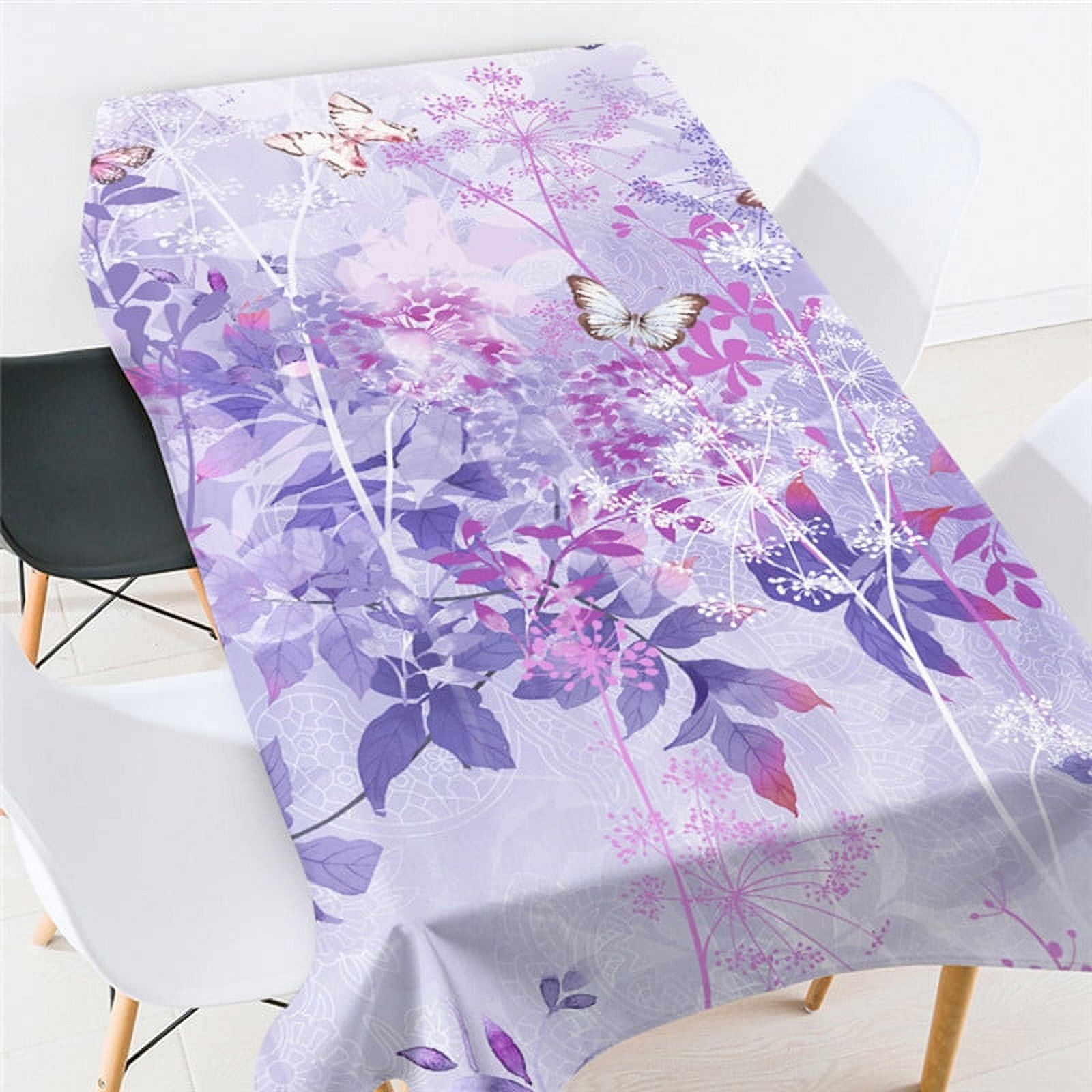 Green Plant Cactus Waterproof Polyester Table Cloth for Party Events ...