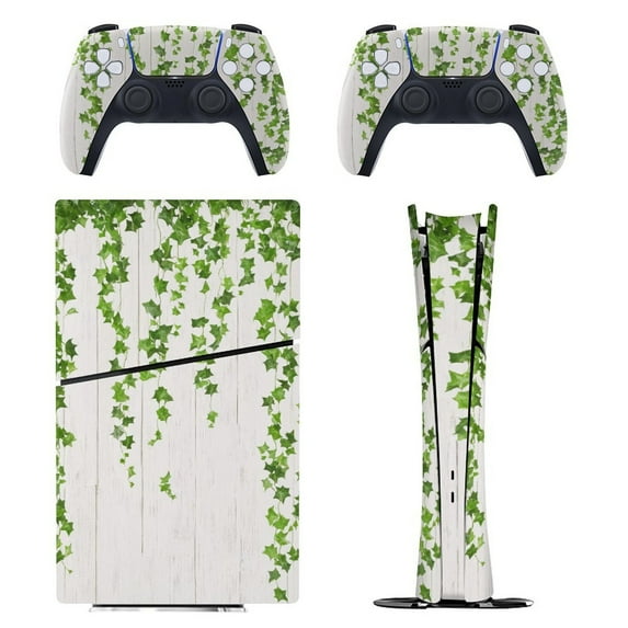 Green Plant Console Skin Bundle for PS5 Pro Slim Disc & Digital / PS4 ...