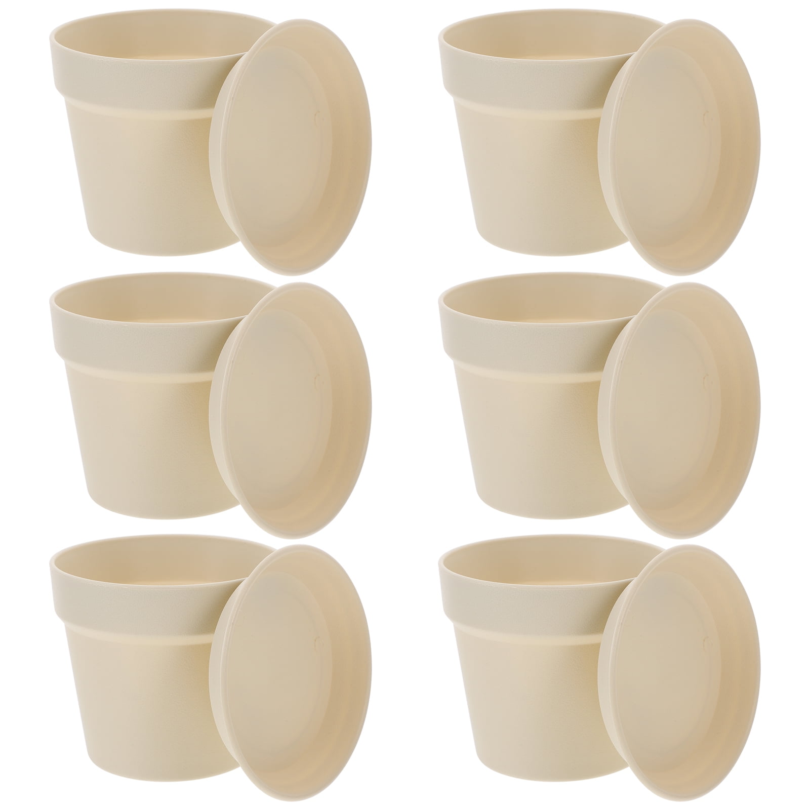 Green Plant Pot 6 Sets Terracotta Household Pp Indoor Pots for Plants ...