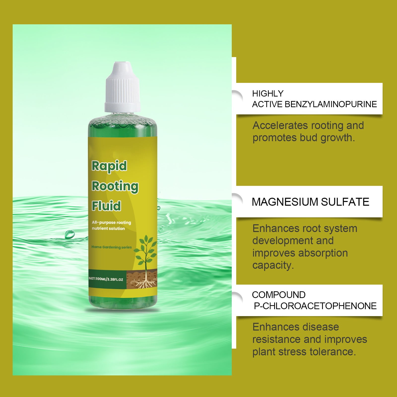 Green Plant Rooting Solution Nitrogen and Potassium Fertiliser Nutrient ...