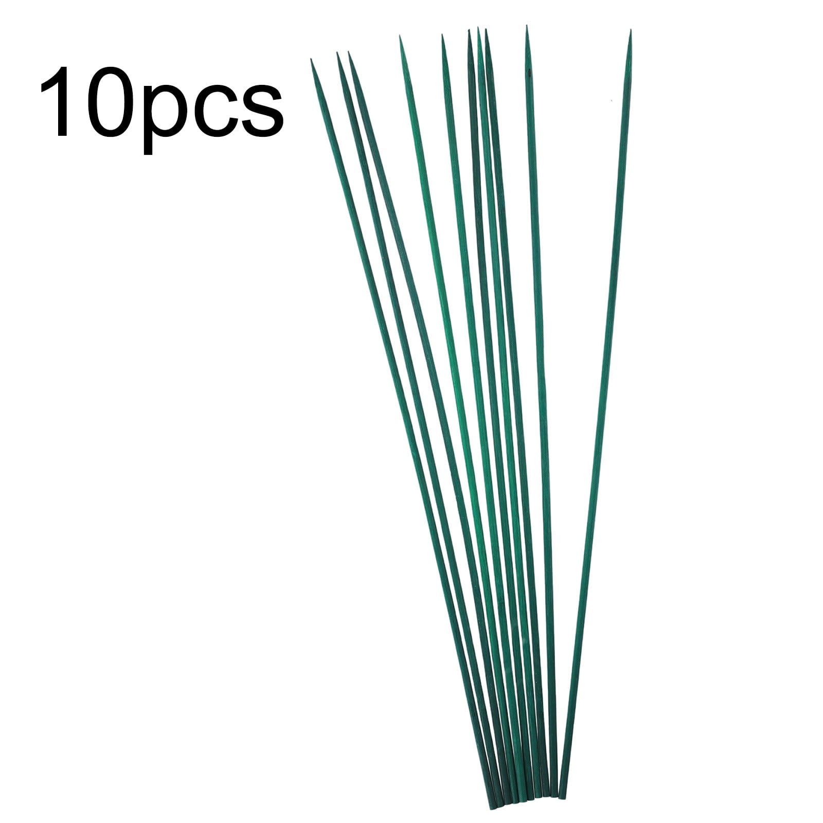 Green Plant Support Garden Flower Sticks Canes Stake Poles Frame ...
