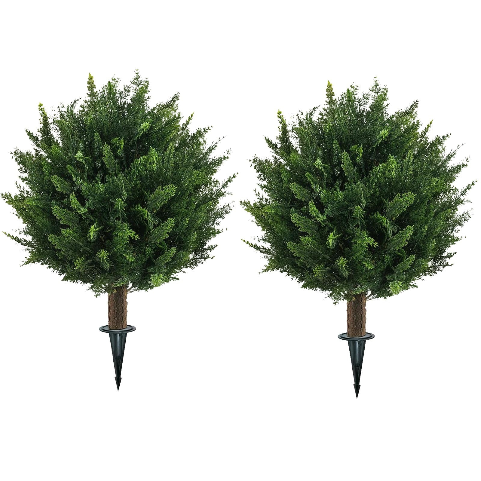 Green Plants Artificial Decor 2 Piece Spring Simulation Ground Insert ...