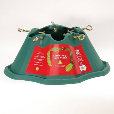 Green Plastic Christmas Tree Stand - Walmart.com