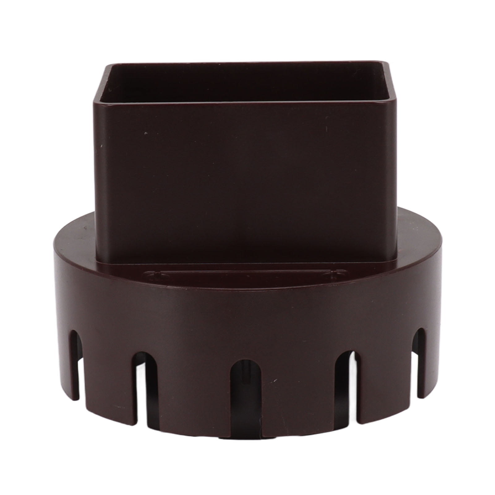 Green Plastic Downspout Adapter 2x3in With Screws For Rain Gutter Drain ...