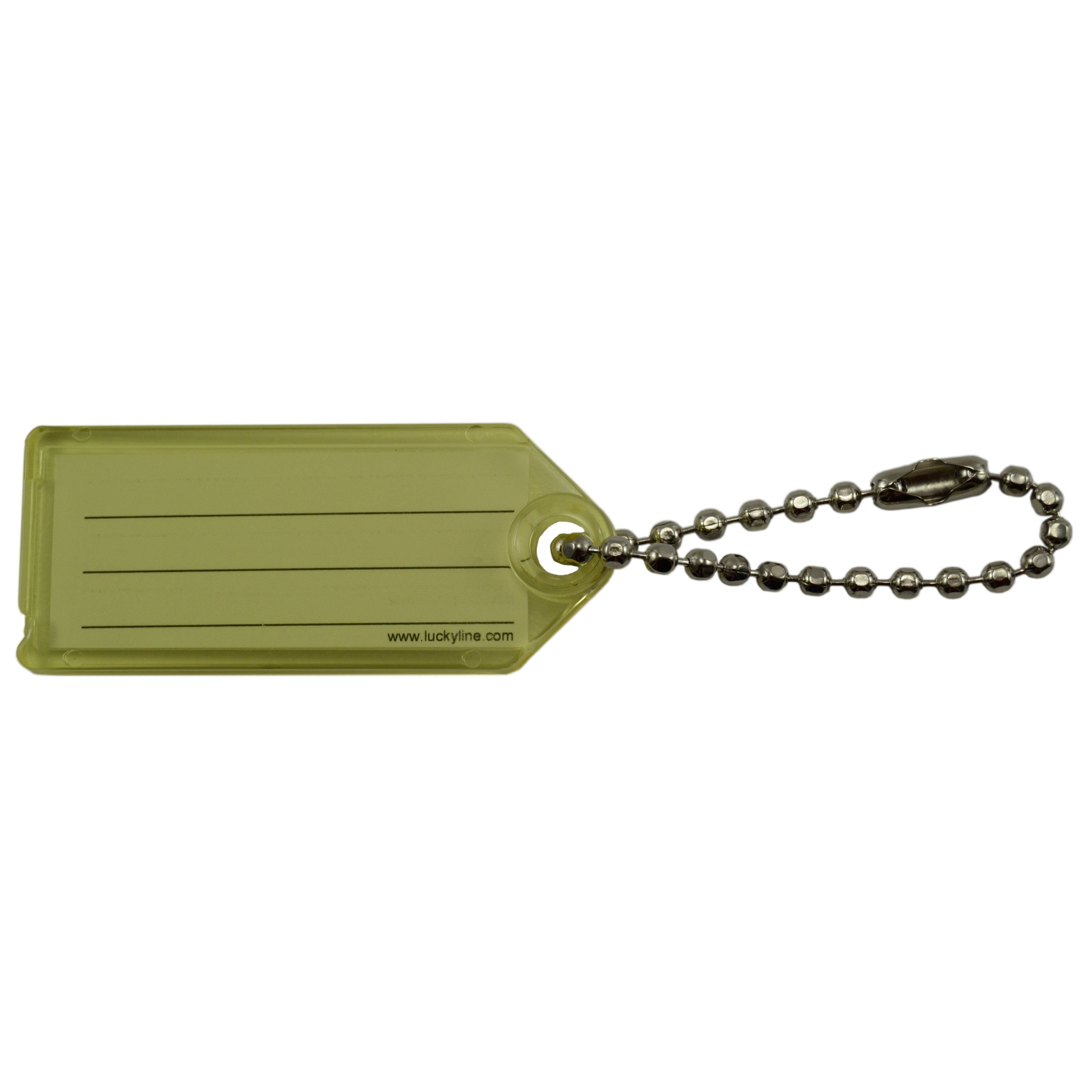Green Plastic Key Tags with Chains (5 pcs.) - Walmart.com