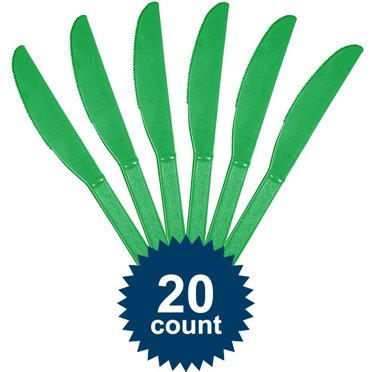 Efavormart 125 Pieces - Clear Disposable Plastic Knife - Twirl Collection - Walmart.com