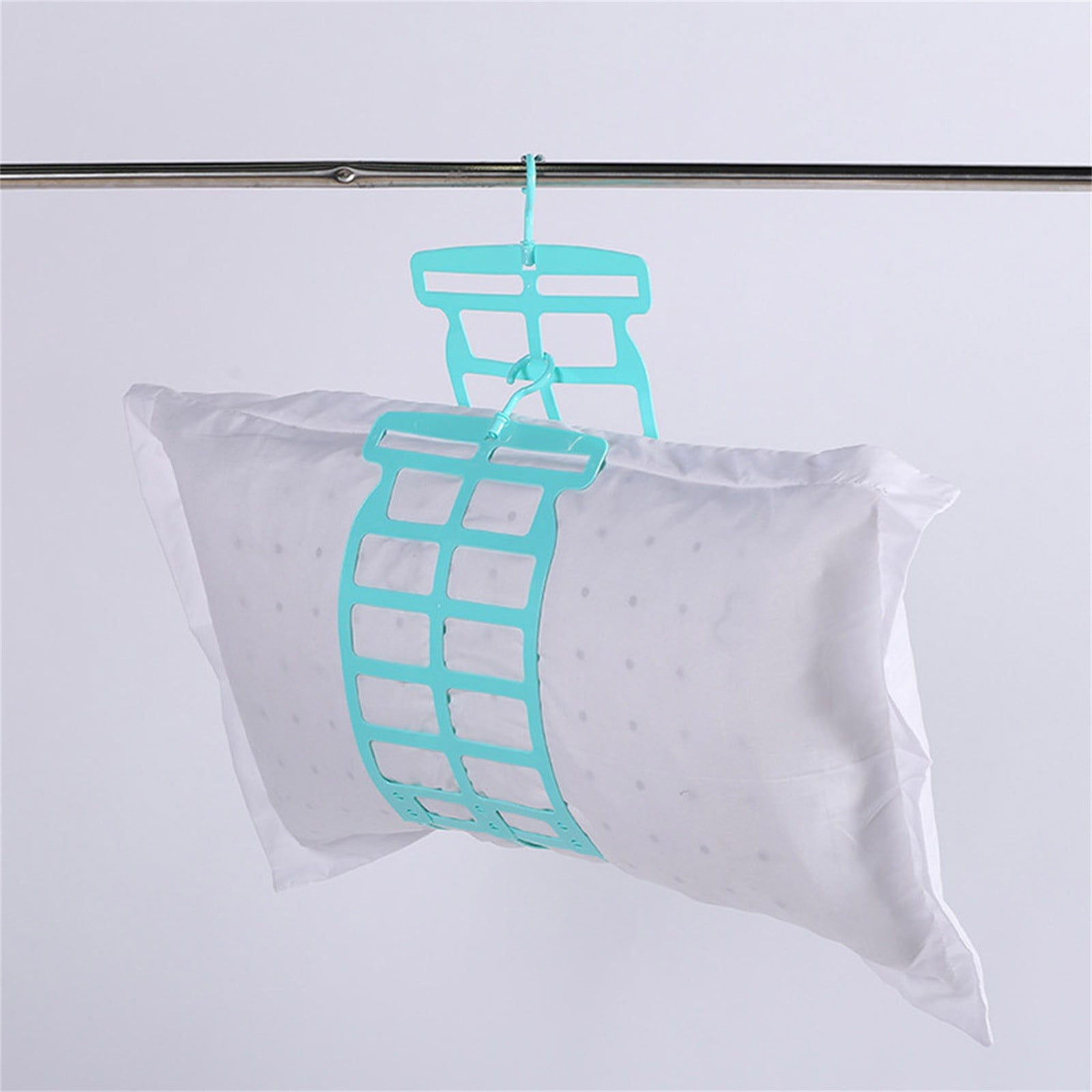 Green Plastic Plush Drying Rack - Pillow Toy Airer Shelf Delicate-Edge ...