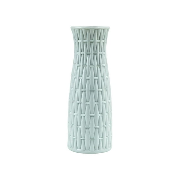 Green Plastic Vase Dry And Wet Flower Arrangement Container Imitation ...