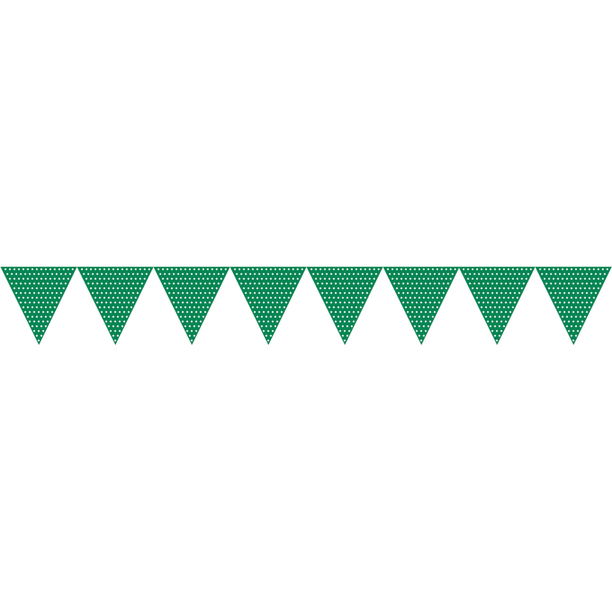 Green Polka Dot Flag Banner - Walmart.com