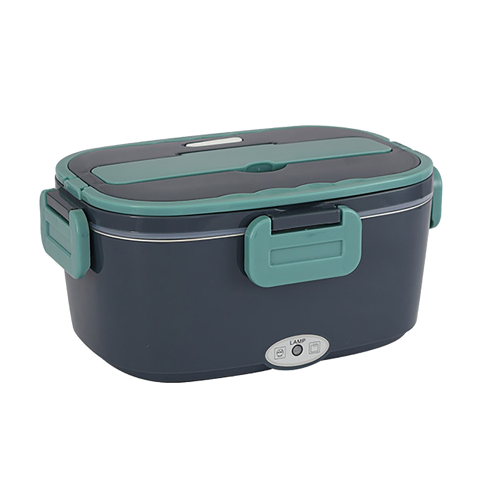 Green Portable Electric Lunch Box, 12-24V/110V Heating, 80W, For Car ...