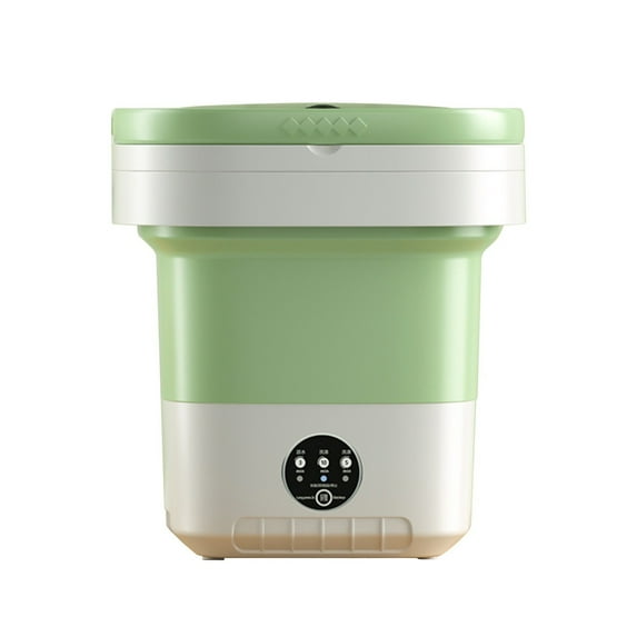 Green Portable Folding Washing Machine 12L Capacity Compact Mini Washer ...