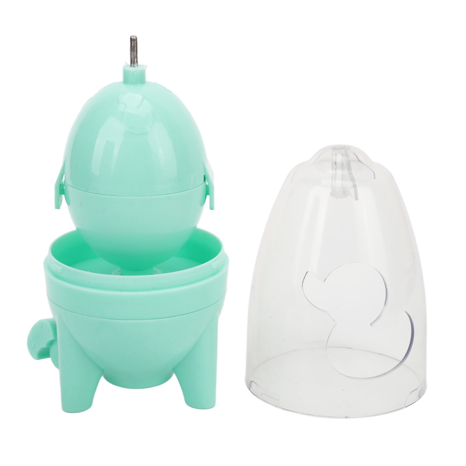 Green Portable Manual Egg Scrambler Mixer with Silicone Pad for Golden ...