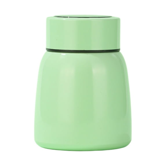 Green Portable Small Insulated Cup With Temperature Display Stainless Steel Vacuum Flask 4.53X3 ...