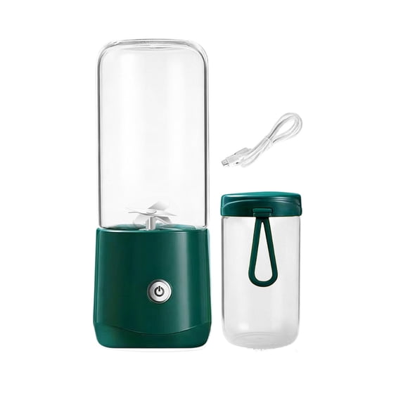 Green Portable Wireless Juicer Dynamoelectric Fully Automatic For Fruit ...