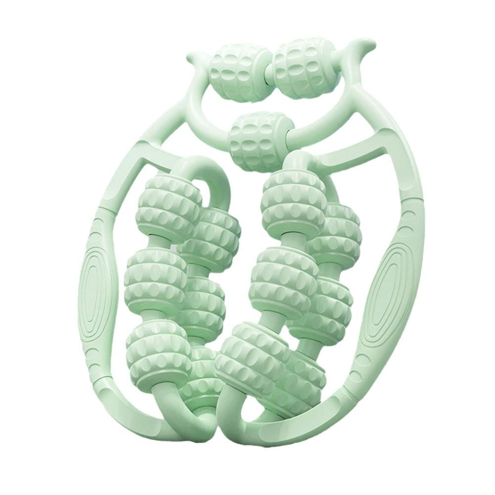 Green Pro15 Wheel Ring Massager Double Row Roller Clamp Leg Massager ...