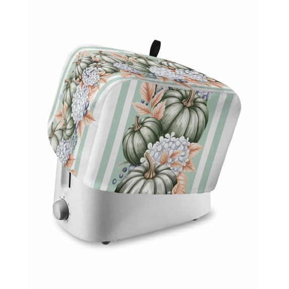 Green Pumpkin Fall Toaster Cover 4 Slice, Large Kitchen Appliance ...