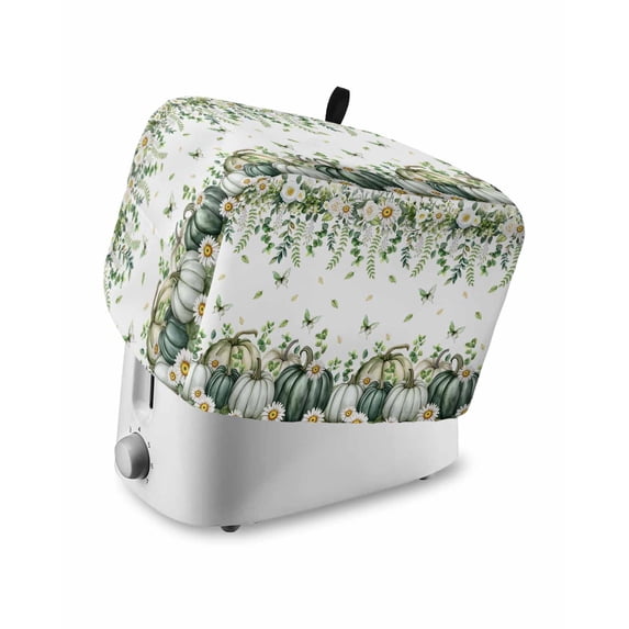 Green Pumpkin Fall Toaster Cover 4 Slice, Large Kitchen Appliance ...