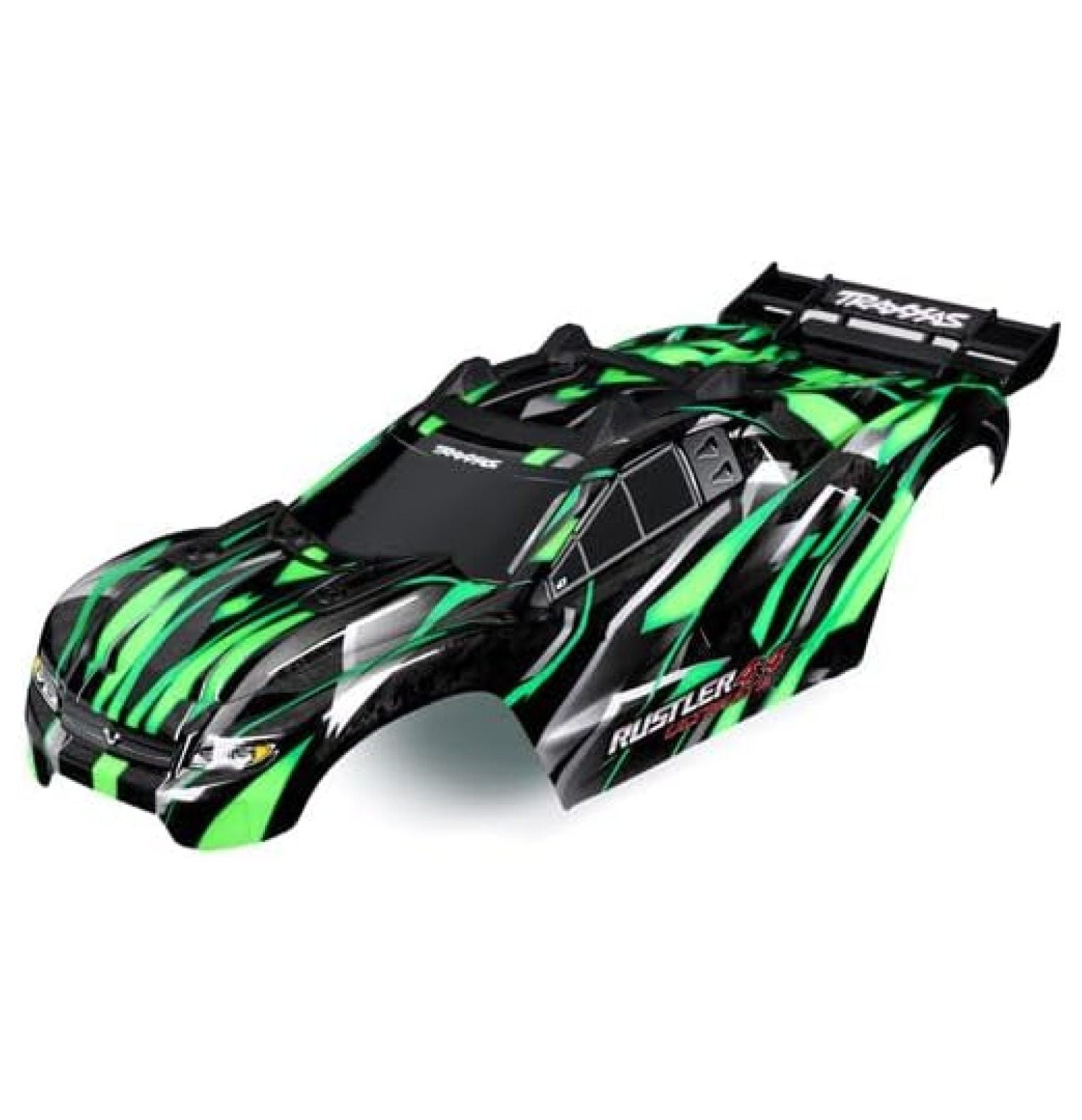 Green RUSTLER 4X4 Ultimate Clipless Body - Walmart.com