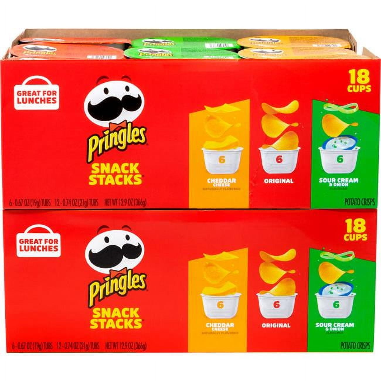 Potato Chips, Assorted, 0.67 Oz Tub, 18 Tubs/box, 2 Boxes/carton, Ships ...