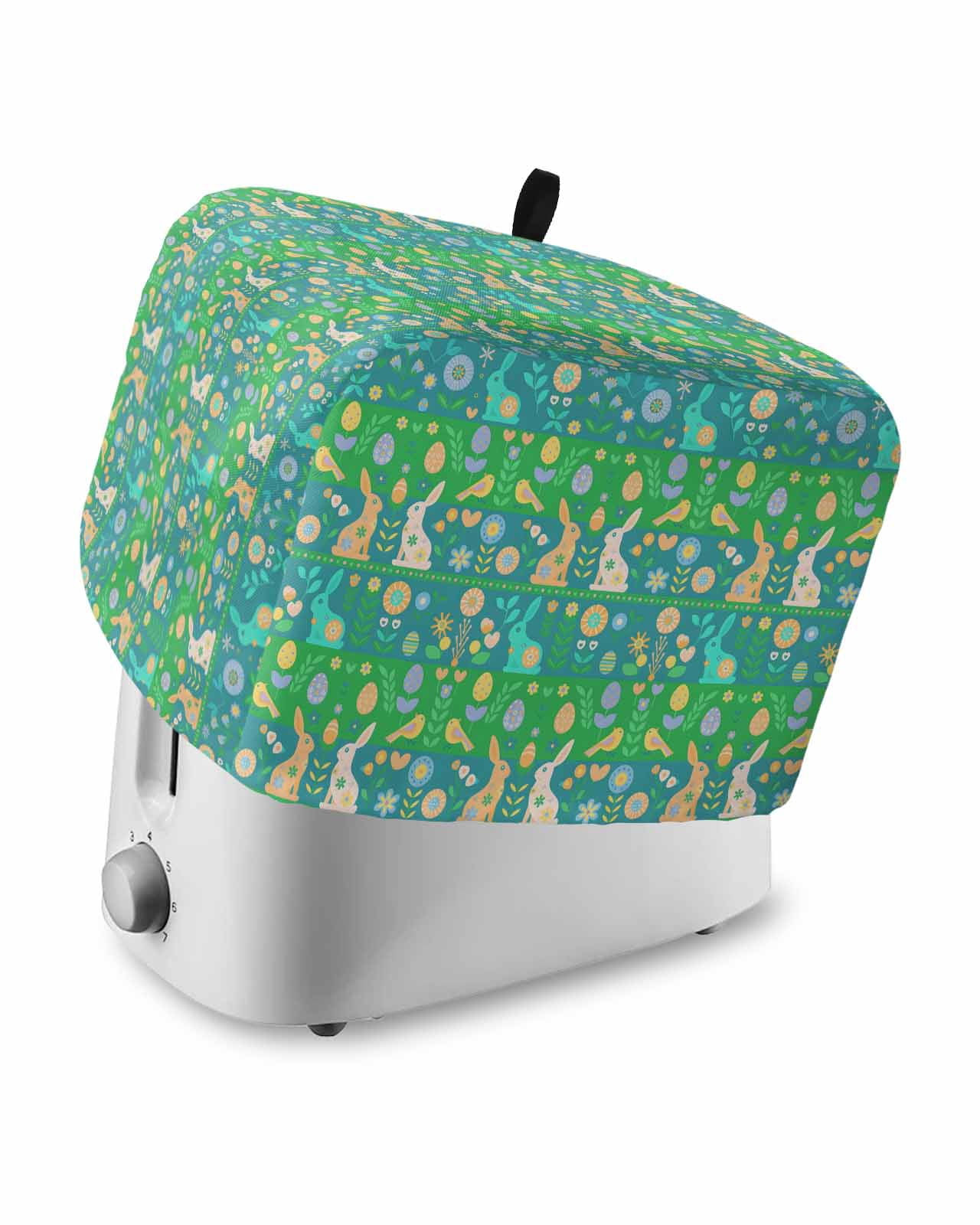 Green Rabbit Toaster Cover 2 Slice, Small Kitchen Appliance Covers ...