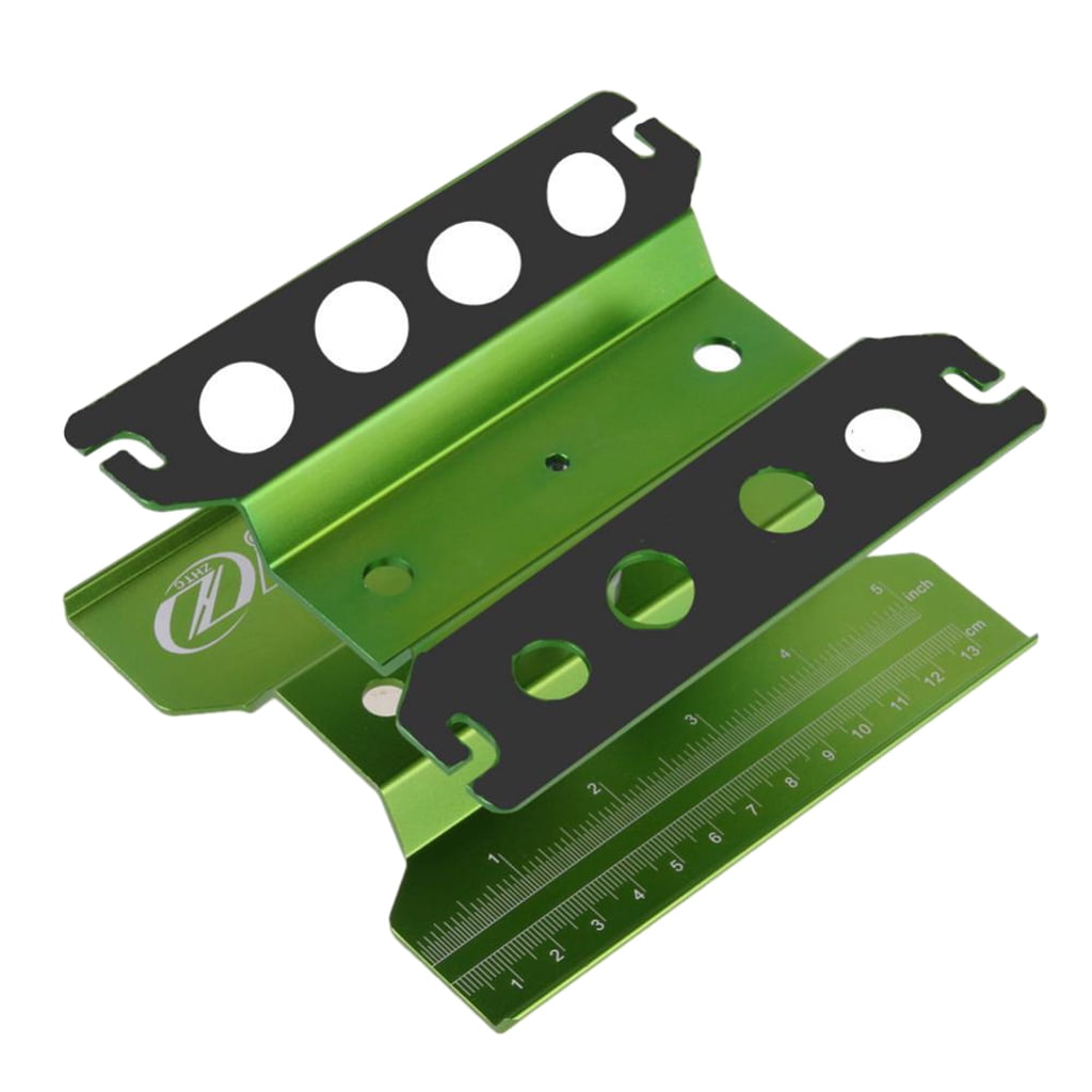 Green Racing Aluminium Alloy 1:10 1:8 RC Model Car Truck Crawler Stand ...
