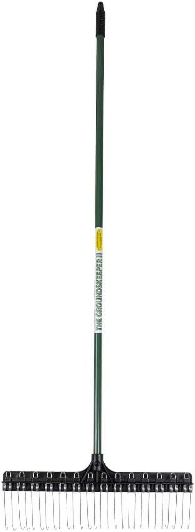 Green Rake 55-inch Lightweight Fiberglass Handle, 21-inch Head, Durable ...