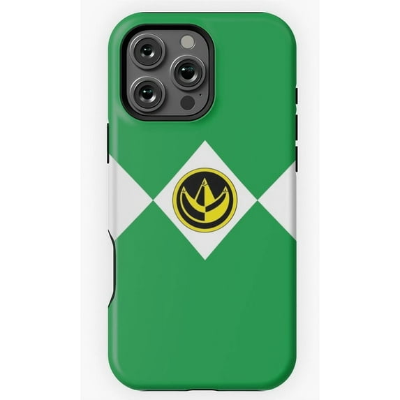 Green Ranger Coin Inspired 90s Hero Phone Case for iPhone 17 16 15 14 ...