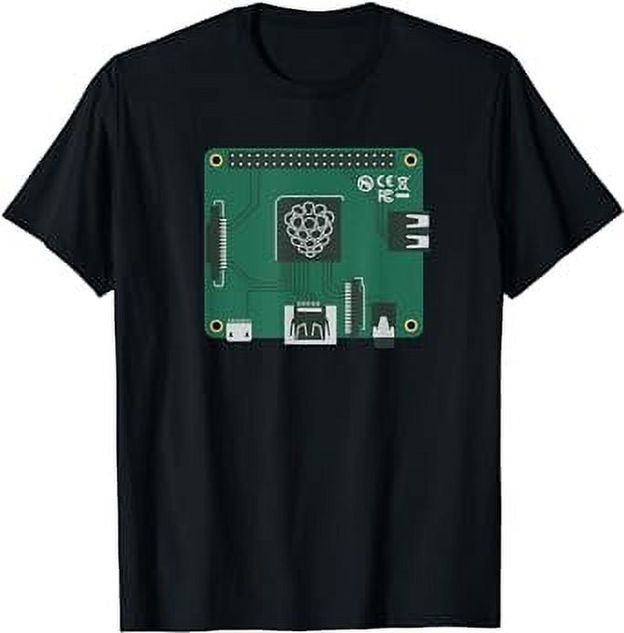 Green Raspberry Pi (Micro Computer Design) T-Shirt - Walmart.com