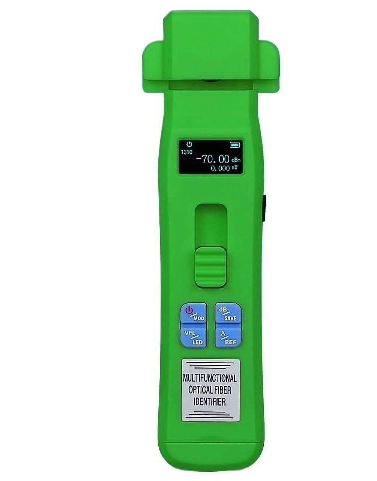 Green Rechargeable Optical Fiber Identifier + OPM + VFL + LED Light ...