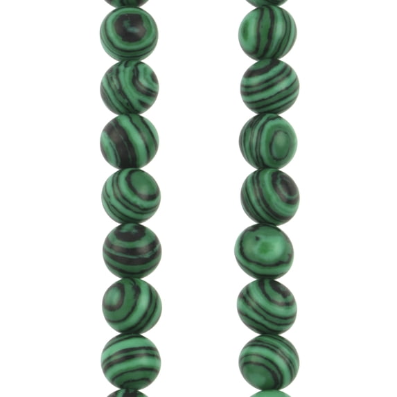 Green Reconstituted Dyed Stone Round Beads by Bead Landing - Walmart.com