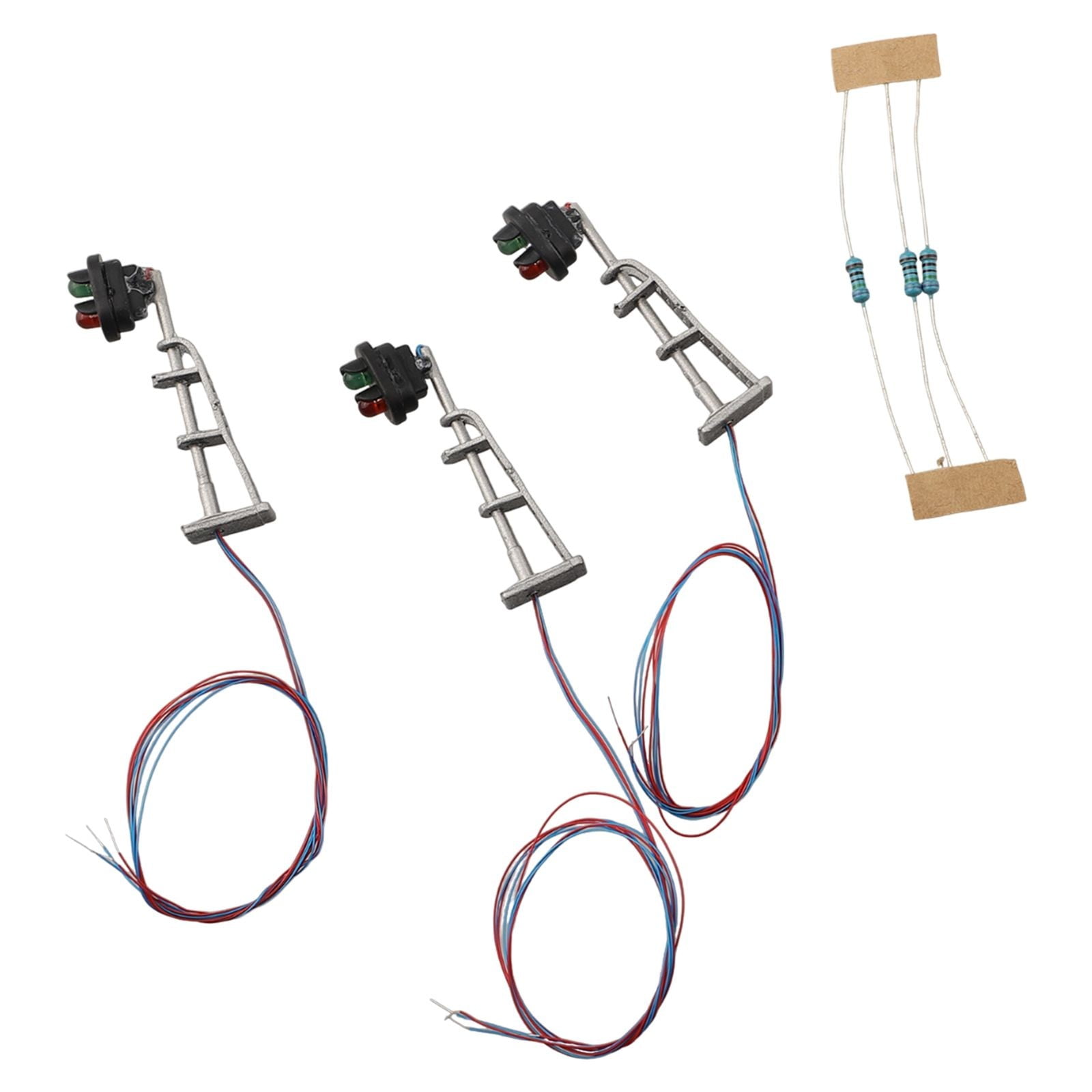 Green Red Model Railroad Track Signals N Scale Track Signals - Walmart.com