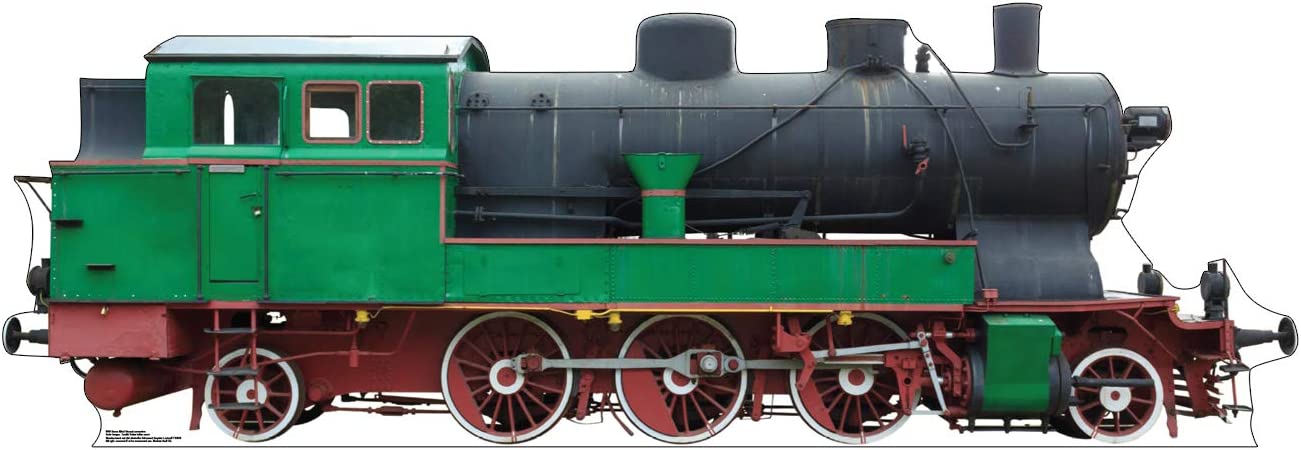 Green Red Steam Locomotive Life Size Cutout Stup - Walmart.com