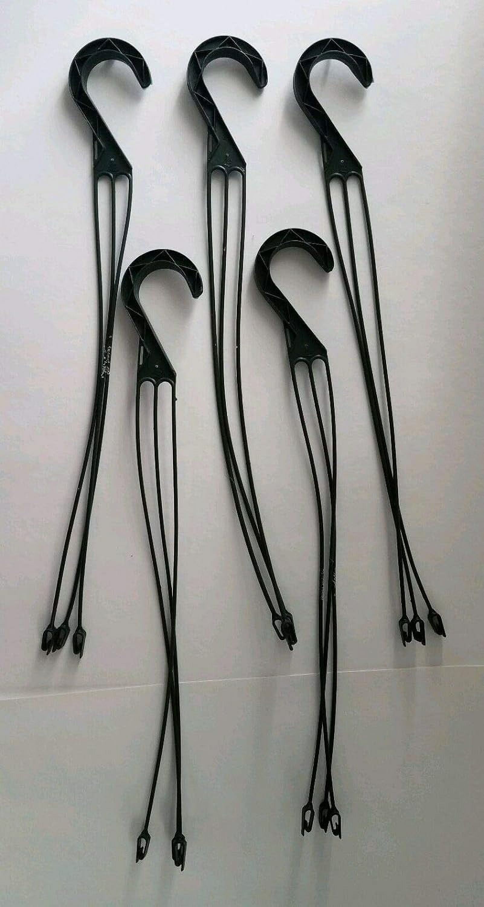 Green Replacement Plastic Hangers (Set of 5) for 10" Hanging Baskets (3 ...