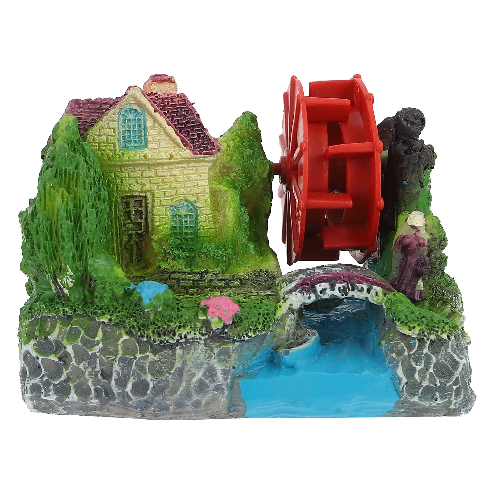 Green Resin Fish Tank Decor Statue for Aquarium Decoration Still ...