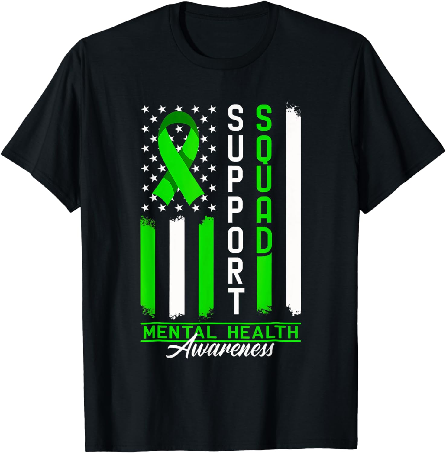 Green Ribbon T-Shirt - Walmart.com