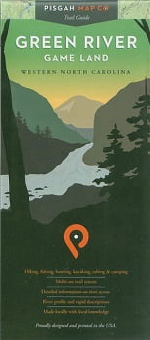 Green River Game Land Map (Western North Carolina) - Walmart.com