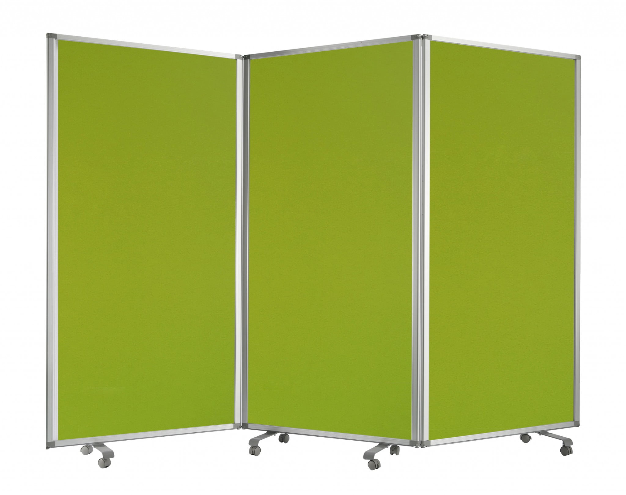 Green Rolling 3 Panel Room Divider Screen - Walmart.com